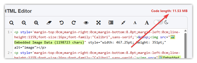June 2025 Update: Folding embedded images in HTML code editor and embed ...