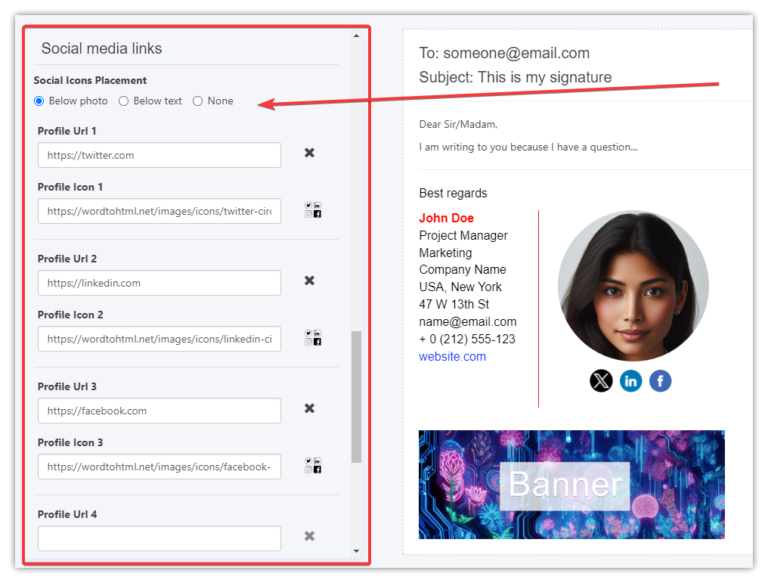How to create HTML email signatures – Word to HTML