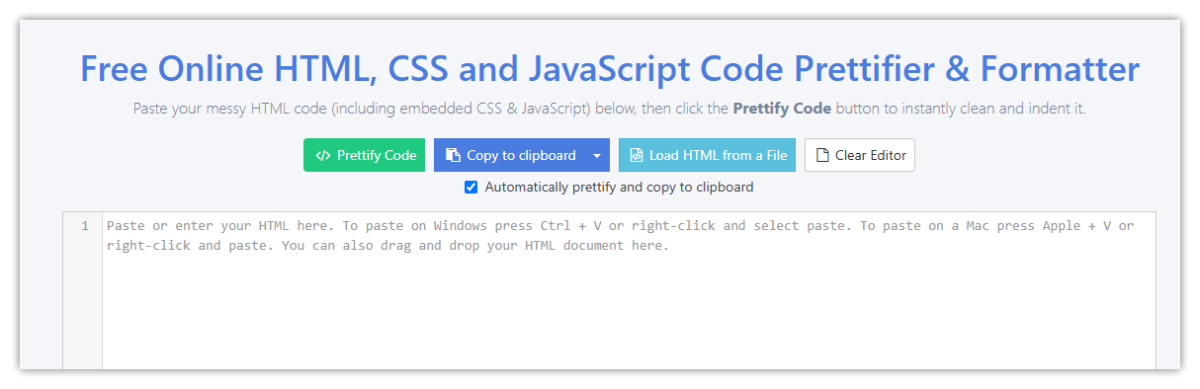 Word to HTML - Convert your text to clean code