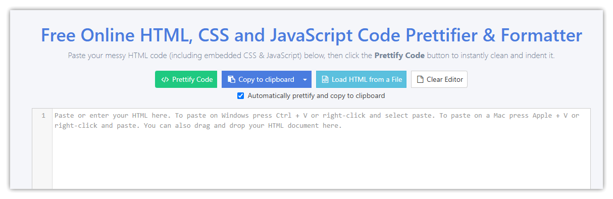 New Free Developer Tools Added to WordToHTML.net: HTML Prettifier ...